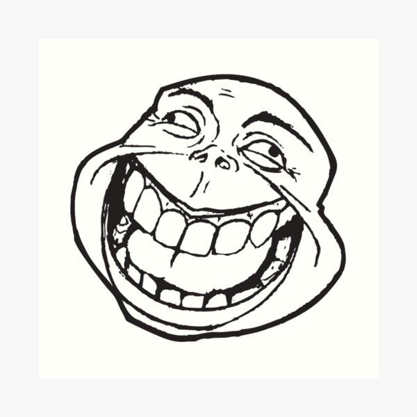 "Smile Meme" Art Print for Sale by CrazyStyle1 | Redbubble