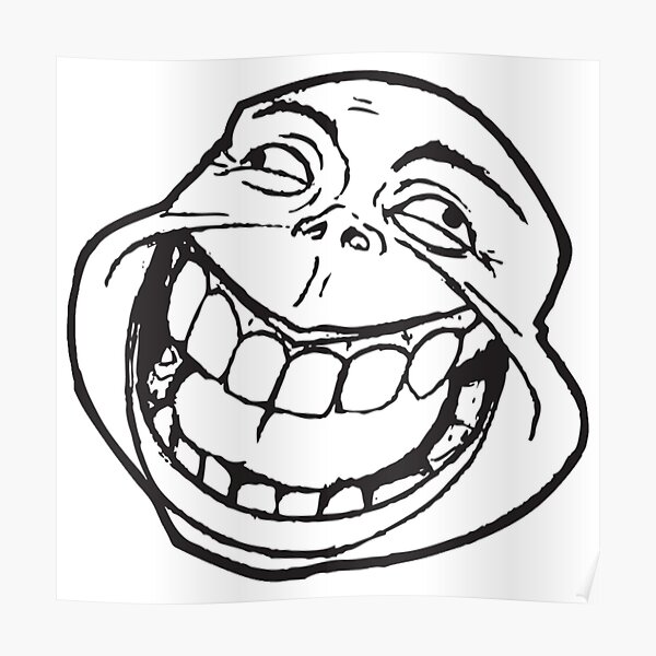 "Smile Meme" Poster for Sale by CrazyStyle1 | Redbubble