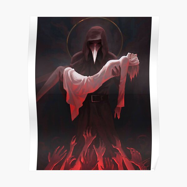 "Copy of SCP Foundation Plague Doctor " Poster by Yu-u-Ta | Redbubble