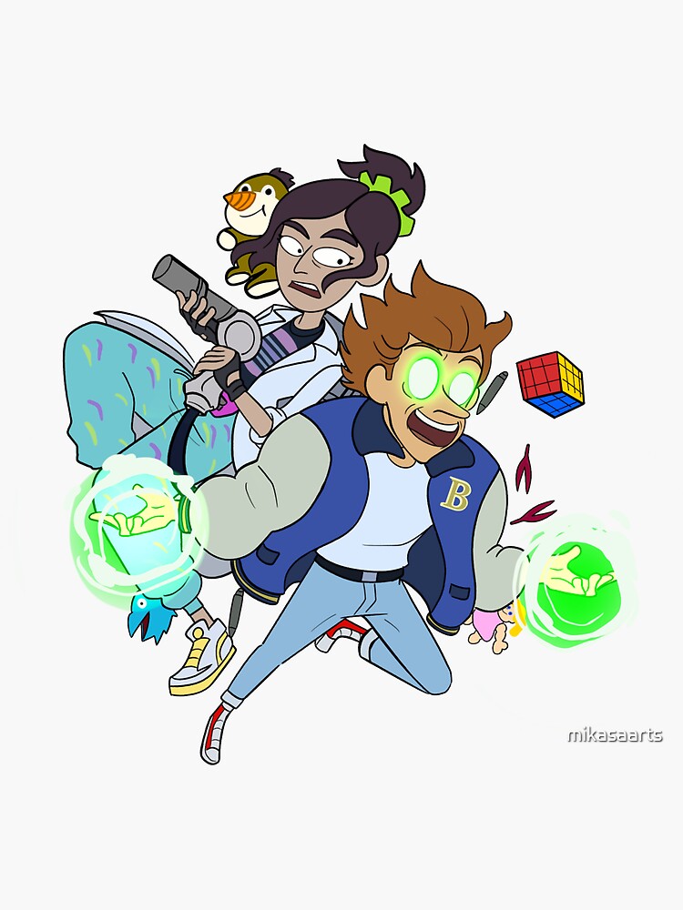 "Inside job " Sticker for Sale by mikasaarts | Redbubble