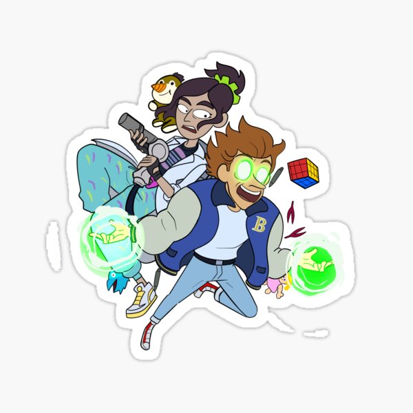 "Inside job " Sticker for Sale by mikasaarts | Redbubble