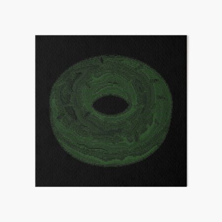 "Doughnut emoji Ascii Art" Art Board Print for Sale by typo-n-quotes ...