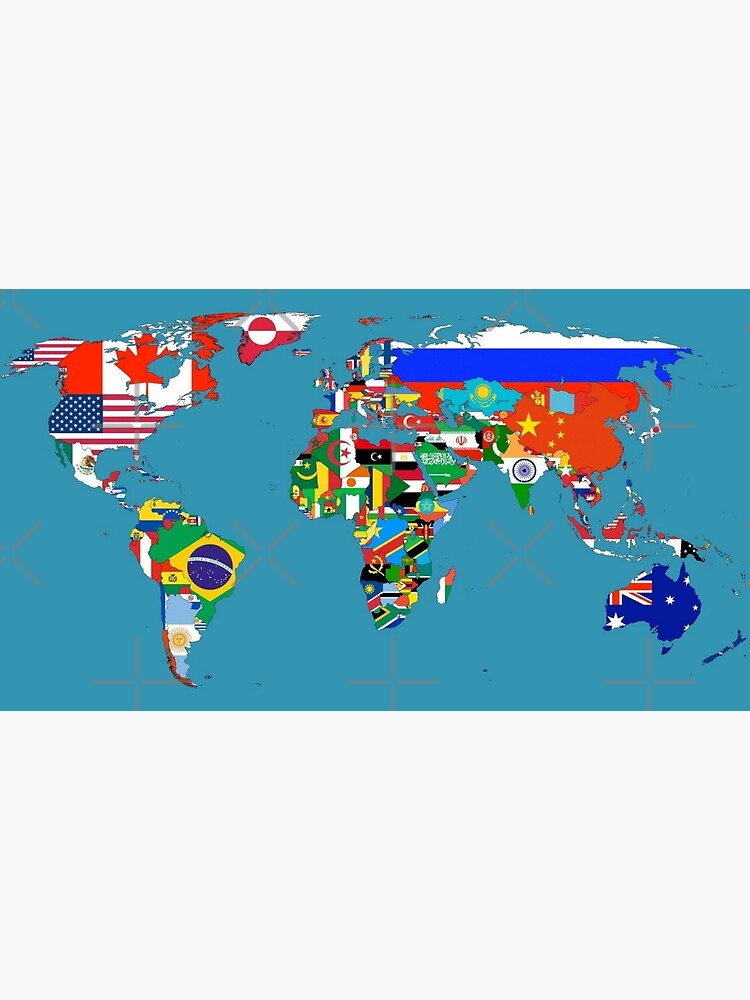 "World Map With Countries" Poster by mo91 | Redbubble
