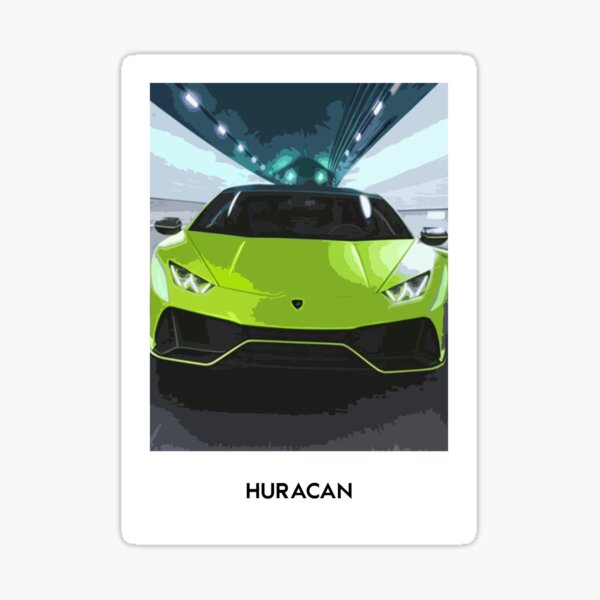 "Huracan" Sticker for Sale by velocita | Redbubble