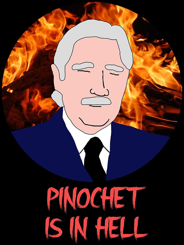 Póster «General Pinochet en el infierno de dibujos animados» de ...