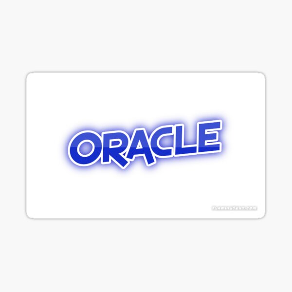 "Oracle Logo" Sticker by PurpleLoba | Redbubble