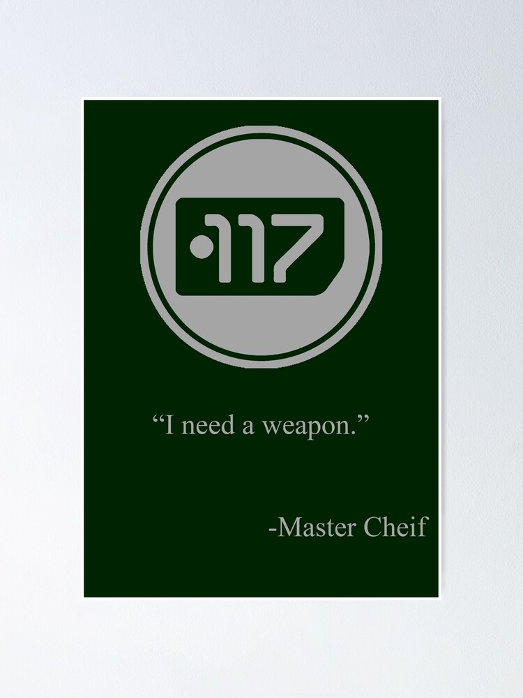 "Gray Halo Master Chief Dog Tag Icon" Poster by TheNothin10 | Redbubble