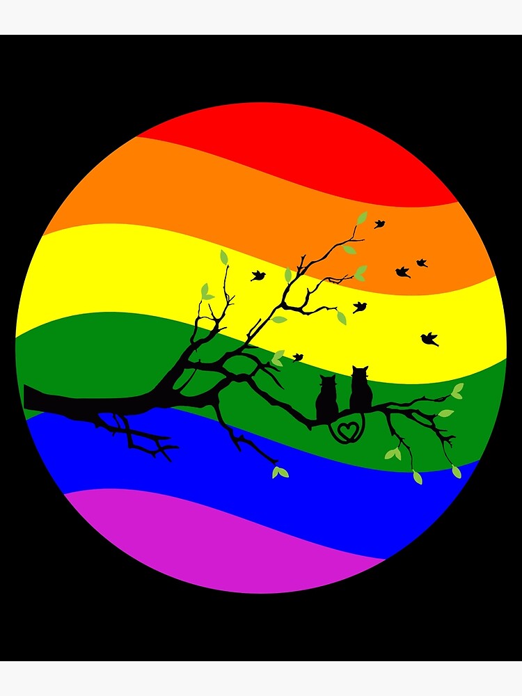 "LGBTQ PRIDE - Birds" Poster for Sale by Pride-Arts | Redbubble