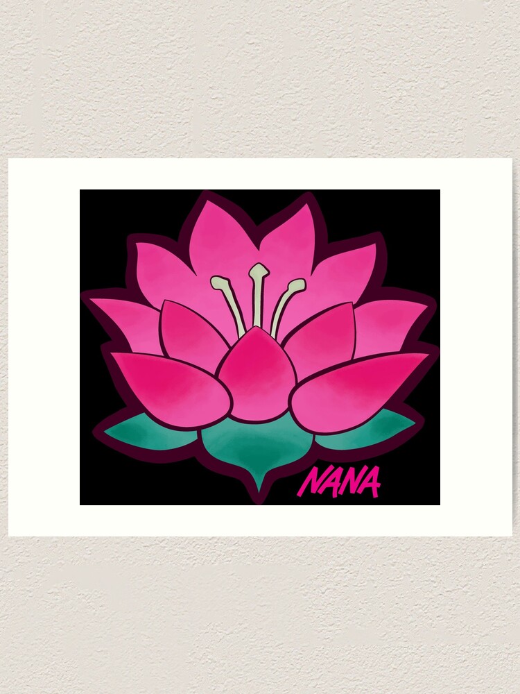 "NANA Ren Lotus Flower Tattoo" Art Print for Sale by Blank-Infinity ...
