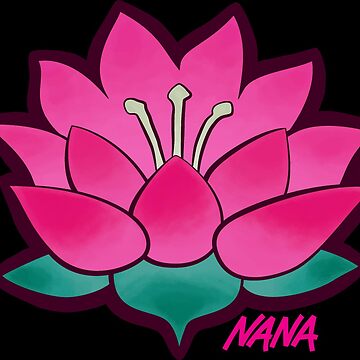 "NANA Ren Lotus Flower Tattoo" Sticker for Sale by Blank-Infinity ...