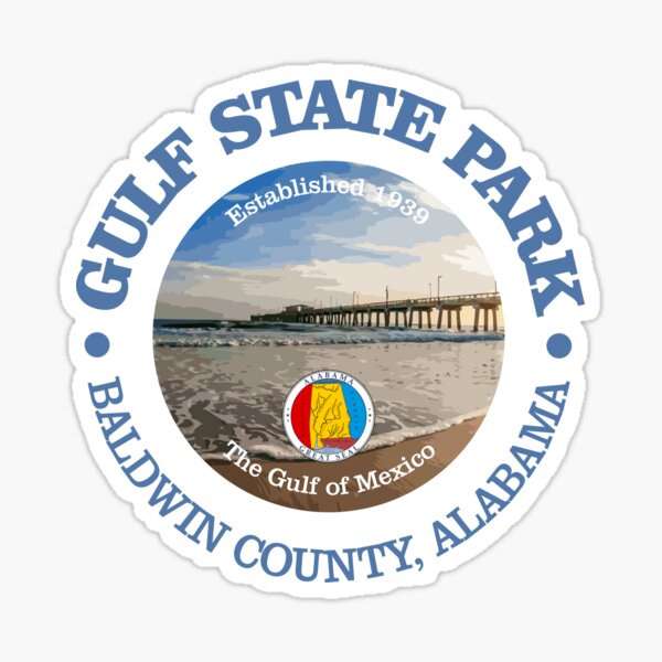 "Gulf State Park SP" Sticker for Sale by curranmorgan | Redbubble
