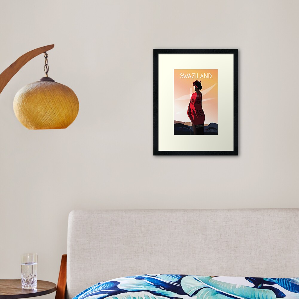 "Swaziland africa travel poster" Poster for Sale by Omar Escalante ...
