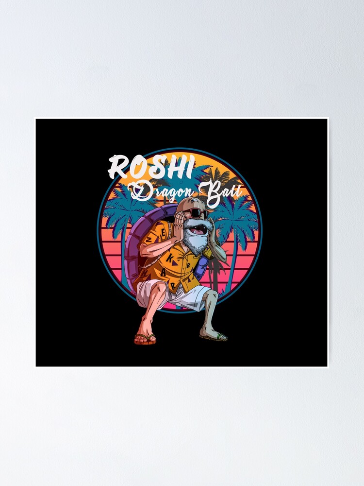 "master roshi dragon ball" Poster for Sale by aref54311 | Redbubble