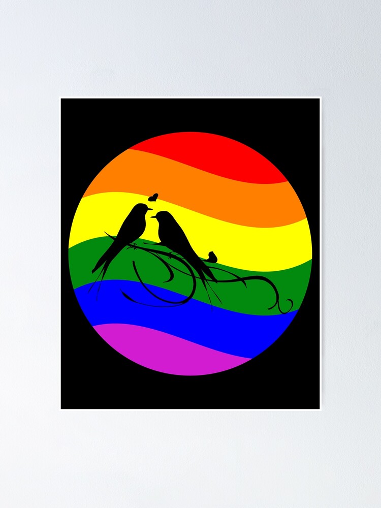 "LGBTQ PRIDE - Birds" Poster for Sale by Pride-Arts | Redbubble