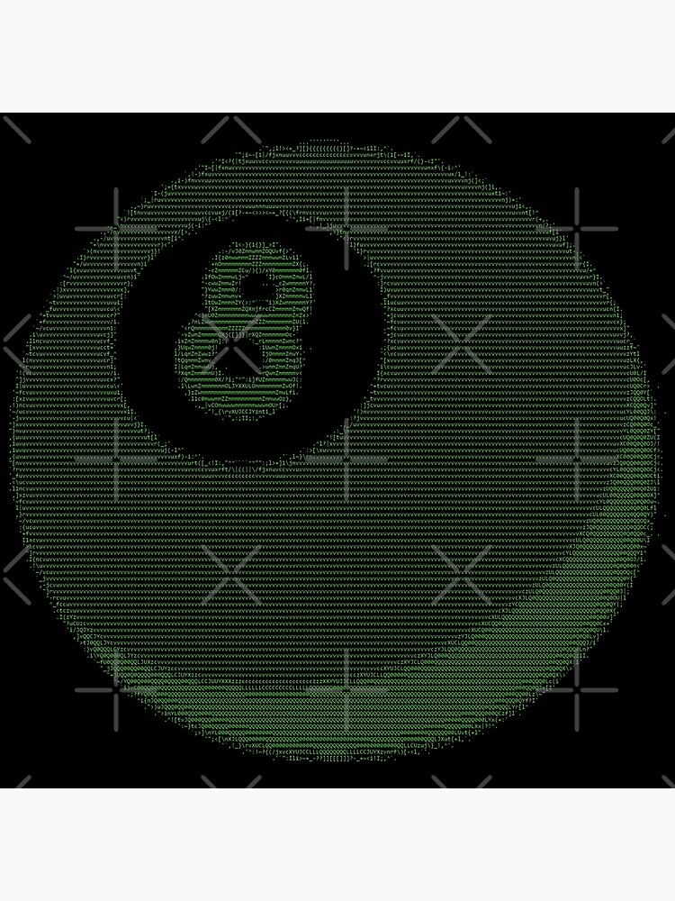 "8 ball emoji Ascii Art" Poster for Sale by typo-n-quotes | Redbubble