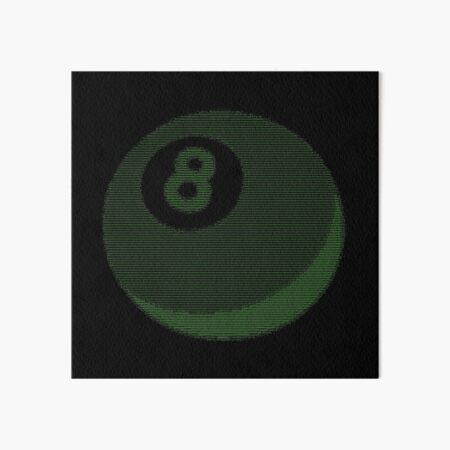 "8 ball emoji Ascii Art" Art Board Print for Sale by typo-n-quotes ...
