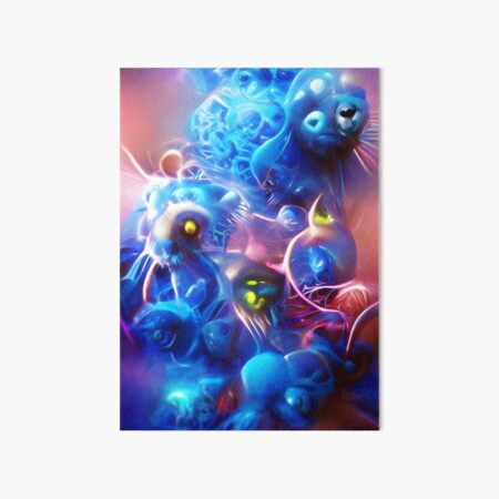 "Blue Goo Alien Contagion Virus Surreal Concept Art" Art Board Print by ...