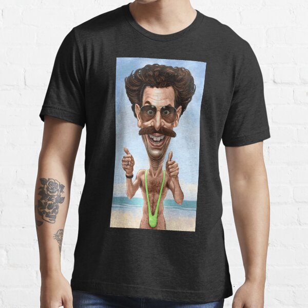 "borat" T-shirt for Sale by clarisakira | Redbubble | borat t-shirts ...