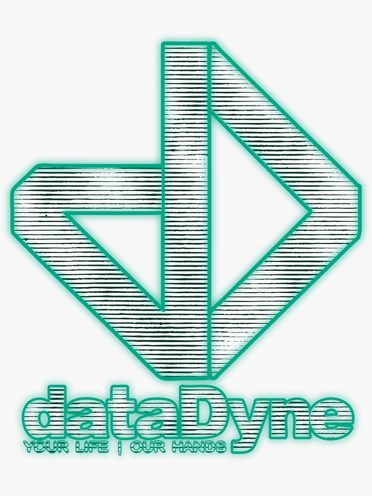 "Datadyne Corp" Sticker for Sale by Daletheskater | Redbubble
