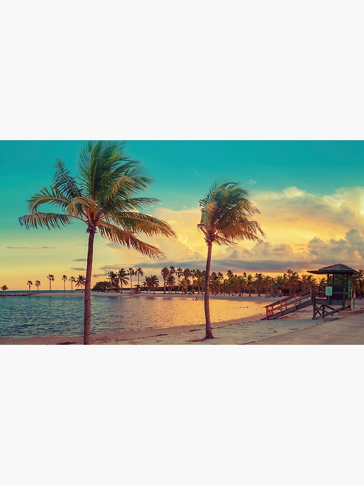 "Miami beach" Poster by Isch | Redbubble