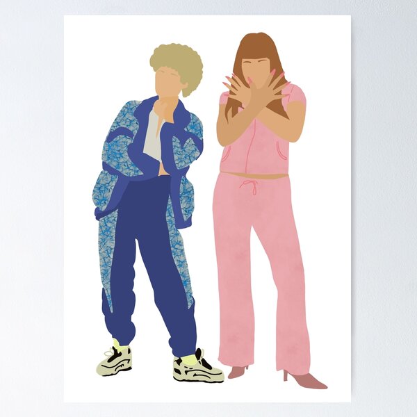 "Kath and Kim tracksuits" Poster for Sale by rachaelthegreat | Redbubble