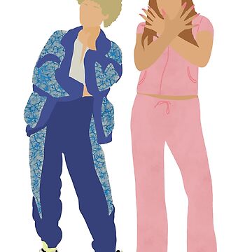 "Kath and Kim tracksuits" Poster for Sale by rachaelthegreat | Redbubble
