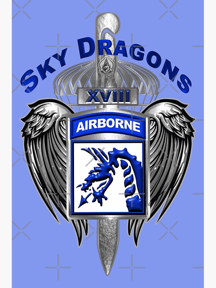 " XVIII Airborne Corps “Sky Dragons”" Photographic Print for Sale by ...