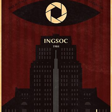 "George Orwell 1984 INGSOC " Postcard for Sale by technotron | Redbubble
