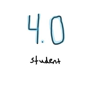 "4.0 Student" Magnet for Sale by UNIQUEETHICS | Redbubble