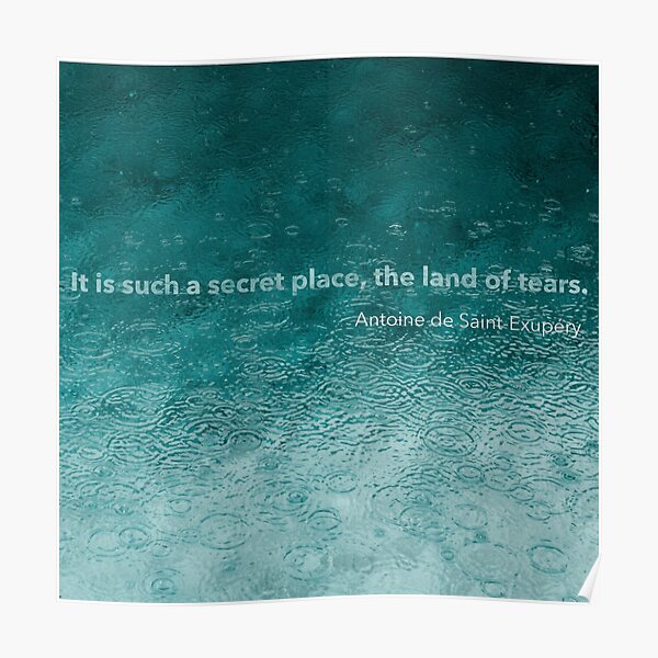 "Antoine de Saint-Exupéry quote" Poster by astronomos | Redbubble