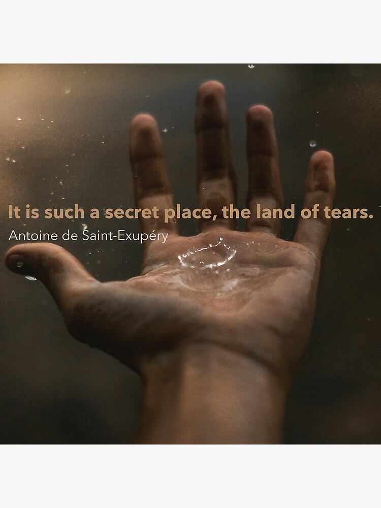 "Antoine de Saint-Exupéry quote" Poster by astronomos | Redbubble