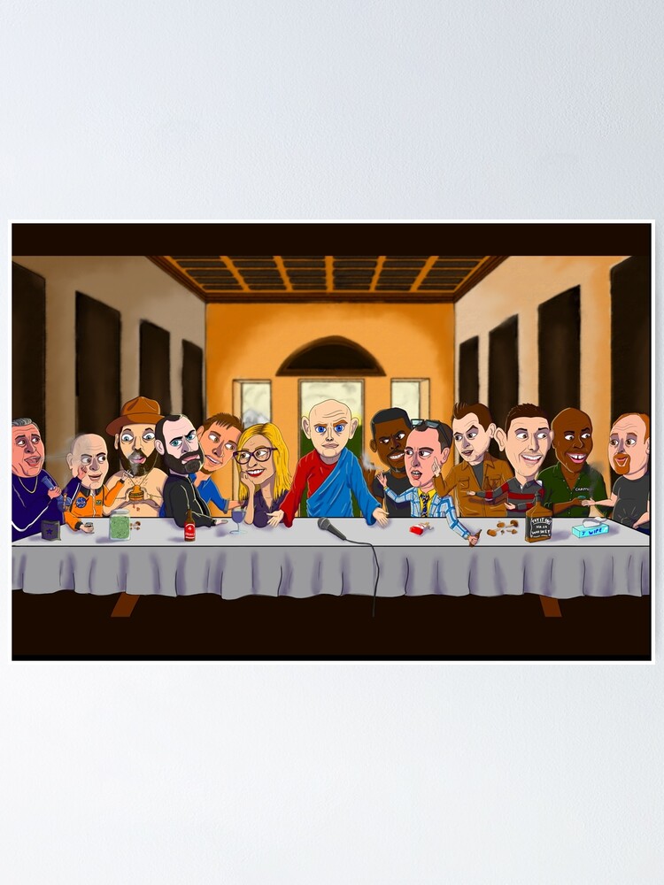 "Comedians Last Supper, Funny Painting" Poster for Sale by Meme-Tees ...