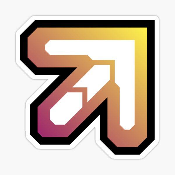 "Stepmania Arrow - Yellow" Sticker by KATHHESTORE | Redbubble