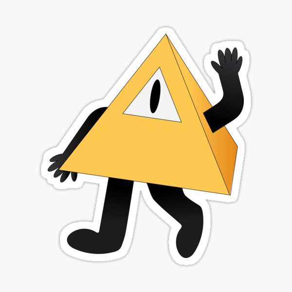 "Triangle Person" Sticker for Sale by jess-elfi | Redbubble
