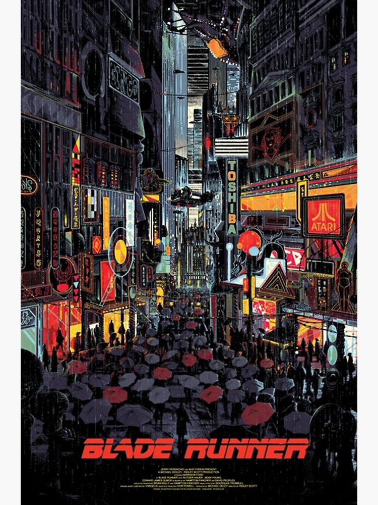 "Blade Runner" Sticker for Sale by pmitchbrian | Redbubble
