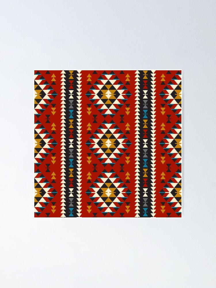 "Native American Red" Poster by HarrioBend | Redbubble