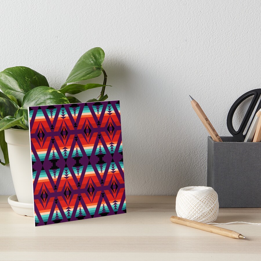"Navajo American Native " Art Board Print by HarrioBend | Redbubble