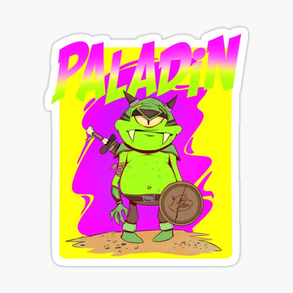 "Paladin" Sticker for Sale by AonaShop | Redbubble