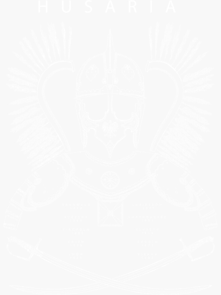 "Polish Winged Hussar Design Classic" Sticker for Sale by DawnWhitee ...