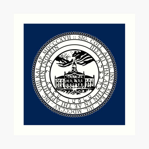 "The-Allegheny -Logo" Art Print for Sale by ormerodmiyanaga | Redbubble