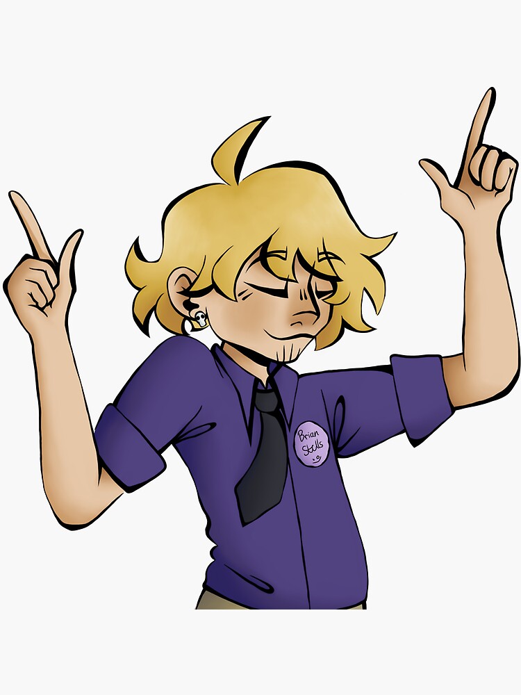 "Brian Stells (The Walten Files)" Sticker for Sale by HerbLeaf | Redbubble