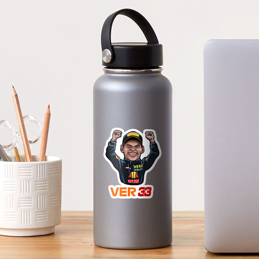 "Max Verstappen F1 Champion" Sticker for Sale by wow-designs | Redbubble