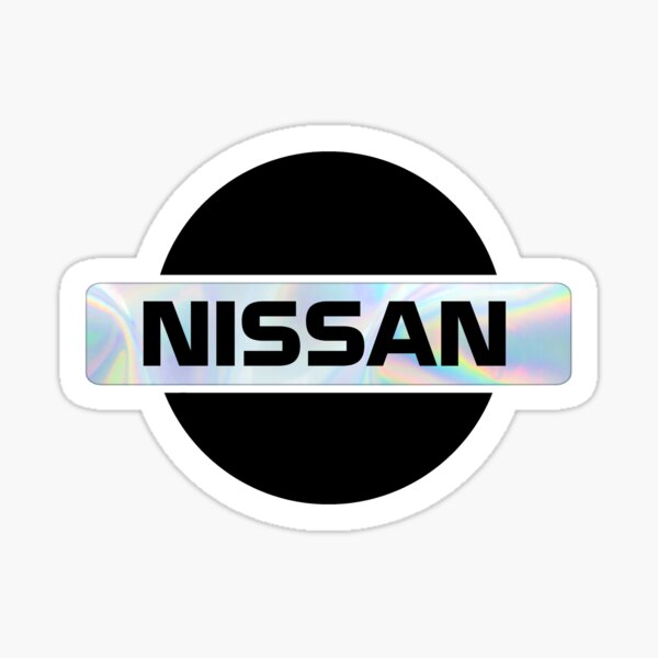 "Nissan Holographic Circle" Sticker by sticker-vault | Redbubble