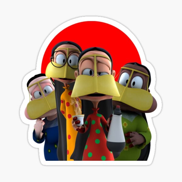 "Freej is an Emirati cartoon " Sticker for Sale by NeelzzDesigns ...