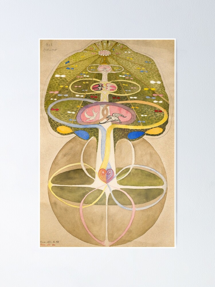 "The Tree of Knowledge by Hilma af Klint" Poster for Sale by High ...