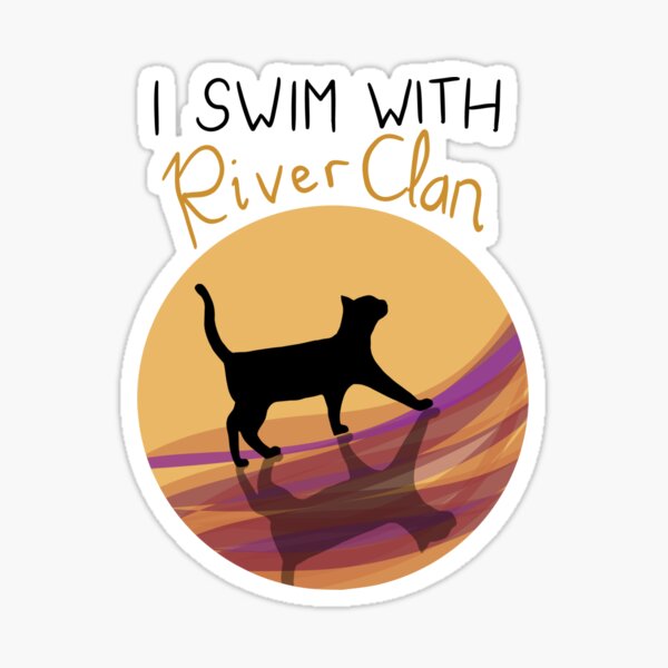 "RiverClan Pride - Black Cat Silhouette" Sticker for Sale by yaseo-yt ...