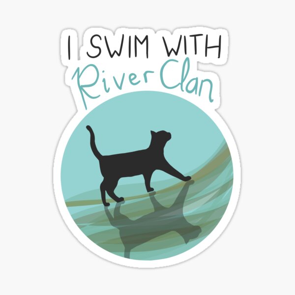"RiverClan Pride - Black Cat Silhouette" Sticker for Sale by yaseo-yt ...