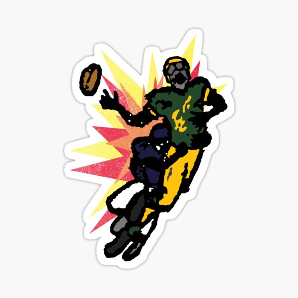 "Football Forced Fumble Sack" Sticker by CommodoreAhoy | Redbubble