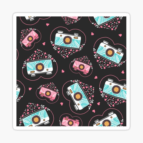 "Vintage Camera Photography Heart" Sticker for Sale by JennileeArt ...
