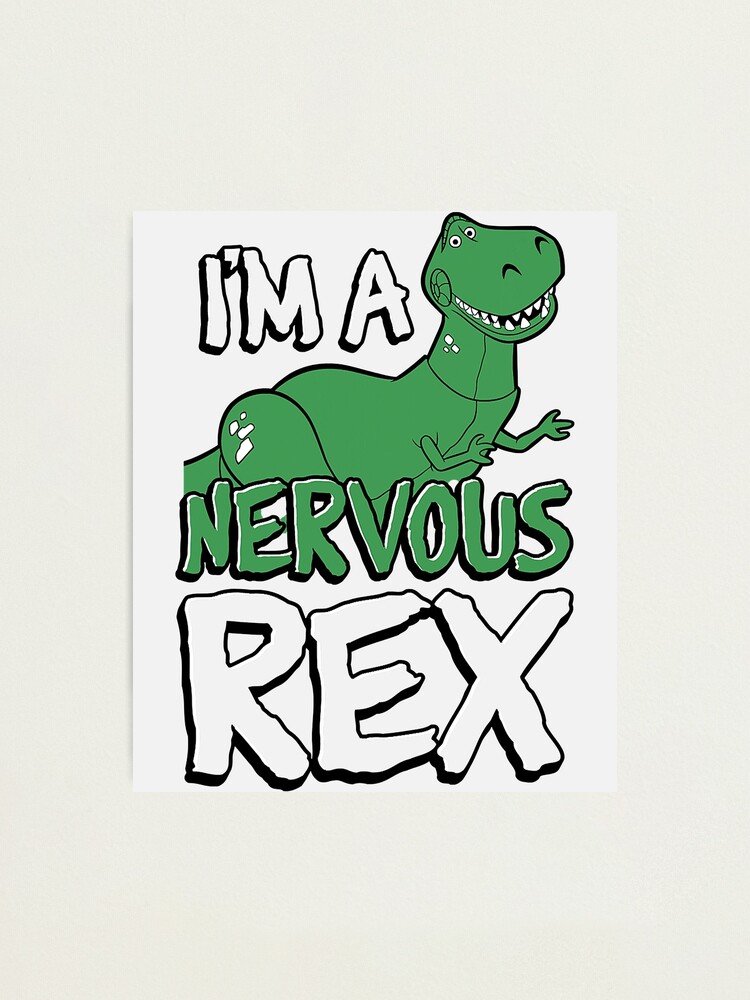 Lámina fotográfica «Gráfico de Nervous Rex, Comic Retro, Dibujos ...